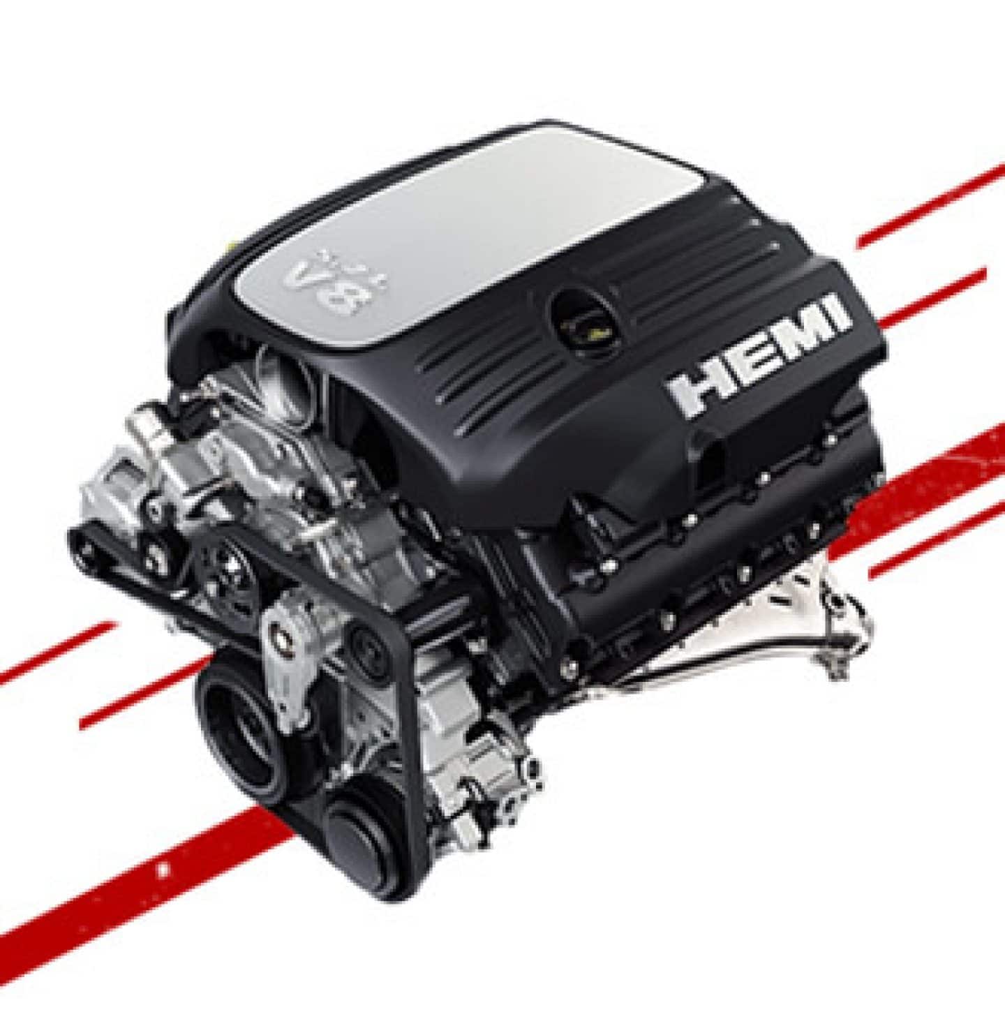 Supercharged Hemi Hellcat Engine